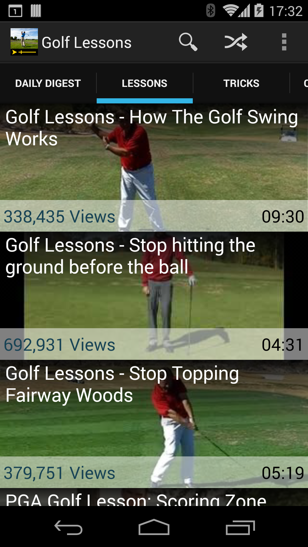 Golf Lessons - App on Amazon Appstore