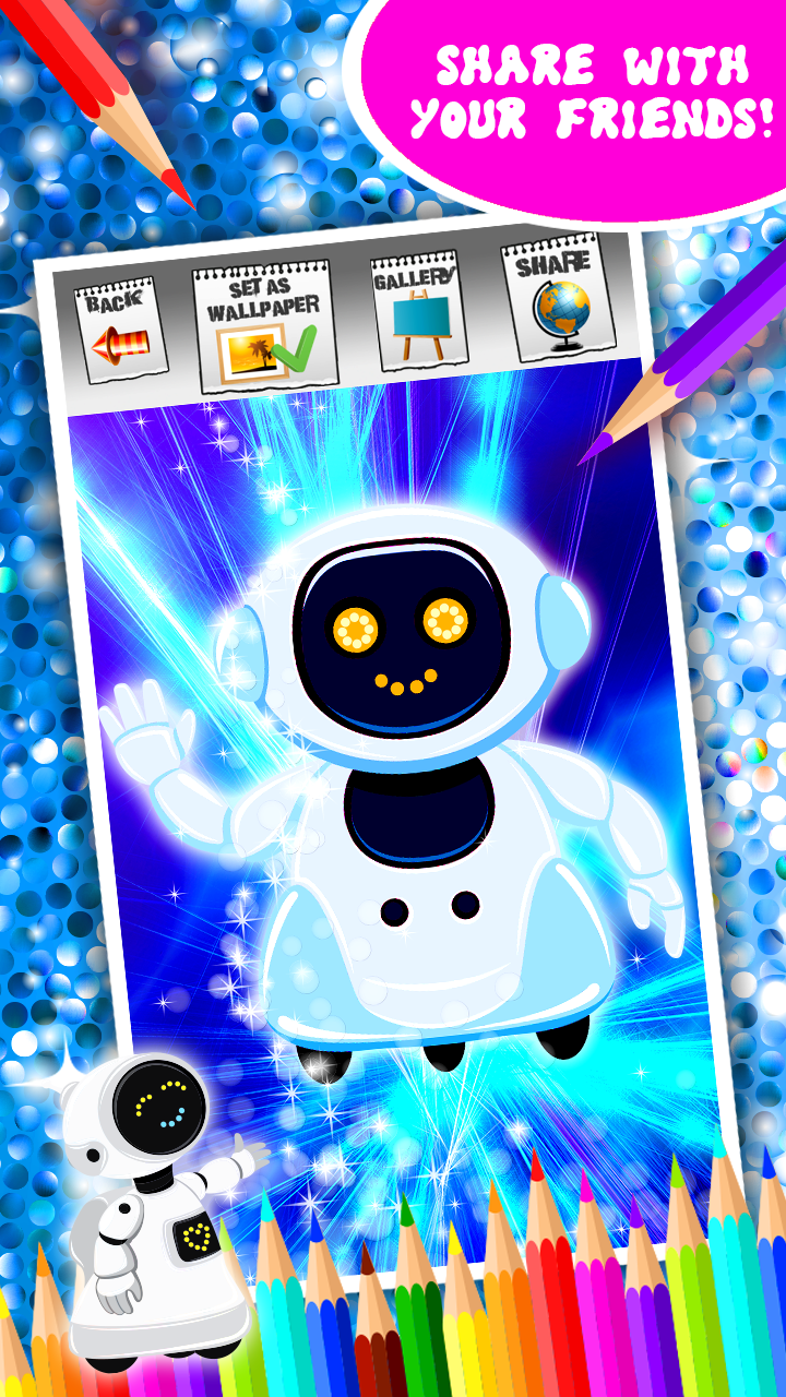 Robots Coloring Book - App on Amazon Appstore