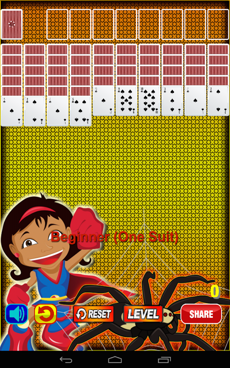 Spider Solitaire Girl Punch - App on Amazon Appstore