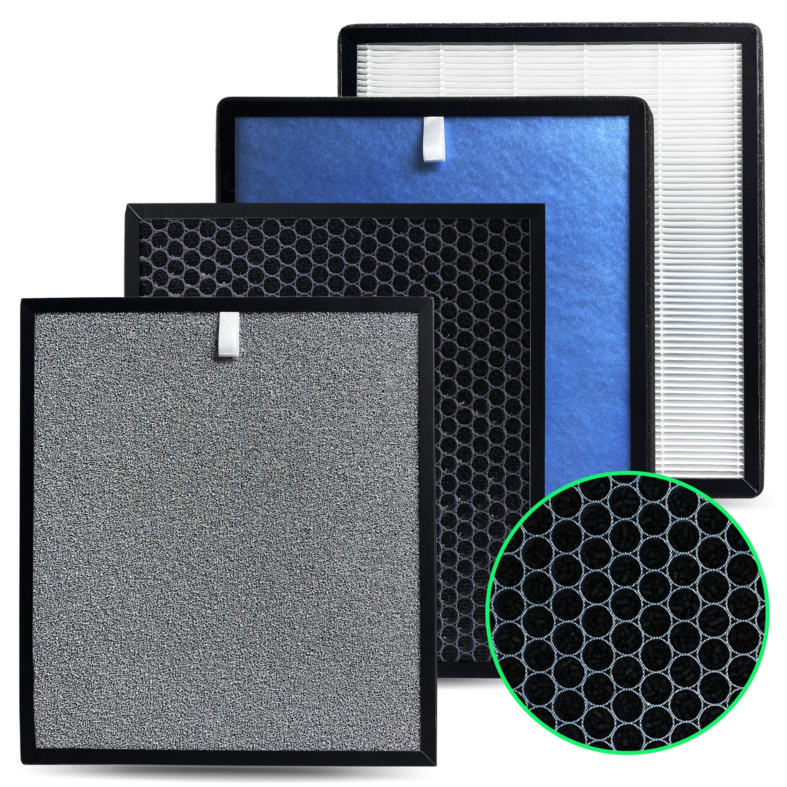 Amazon.com: VNAF93 HSP001 True HEPA Filters Replaces For Hatha.space ...
