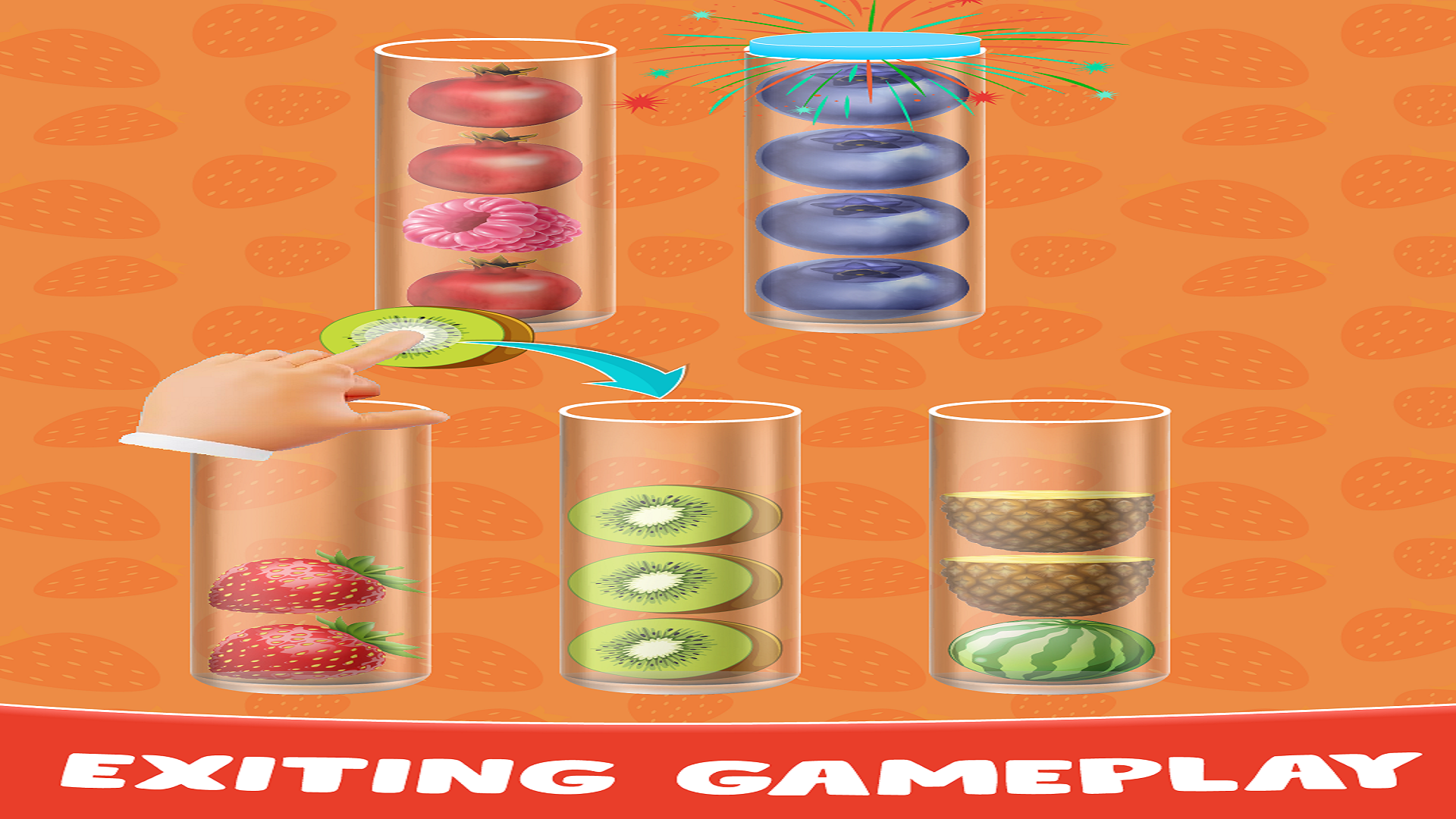 Fruit Sort Puzzle Color Sort Goods Triple Match Fun Free Games Organize ...