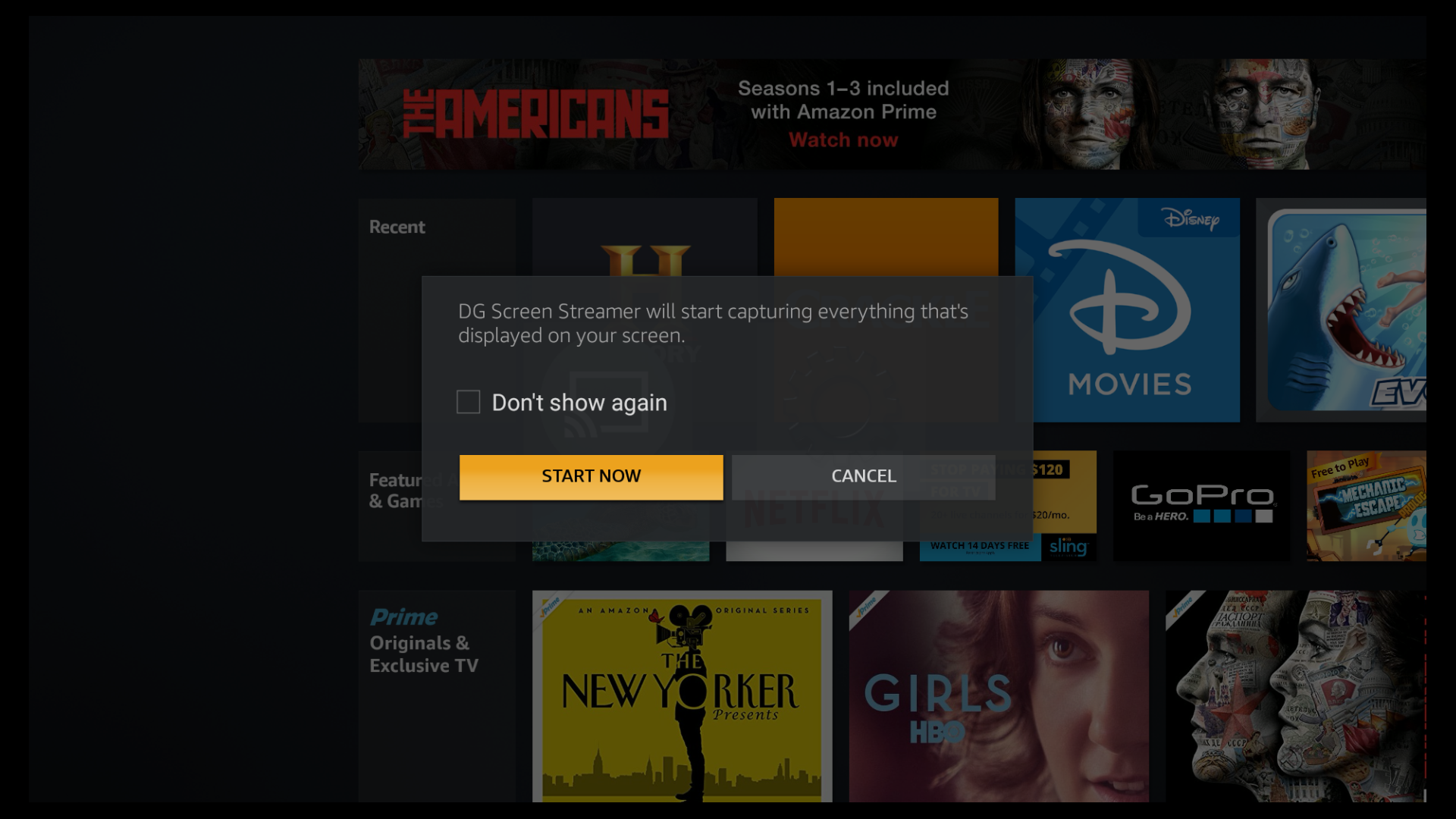 DG Screen Streamer - App on the Amazon Appstore