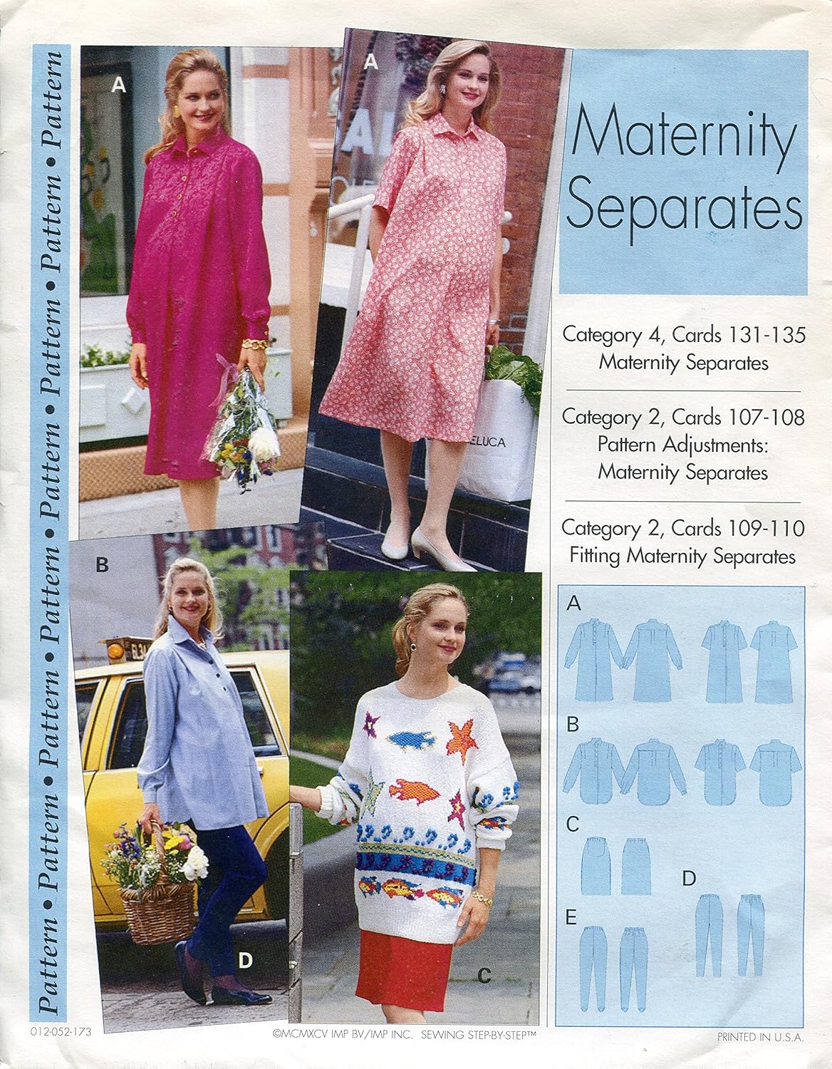 Amazon.com: Sewing Step By Step Pattern ~ Misses' / Misses' Maternity ...