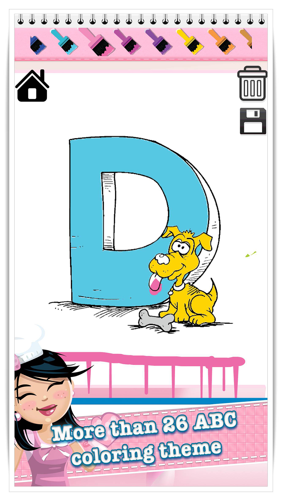 Abc Pencils Doodle Draw - cute caricature art ideas for kids - App on ...