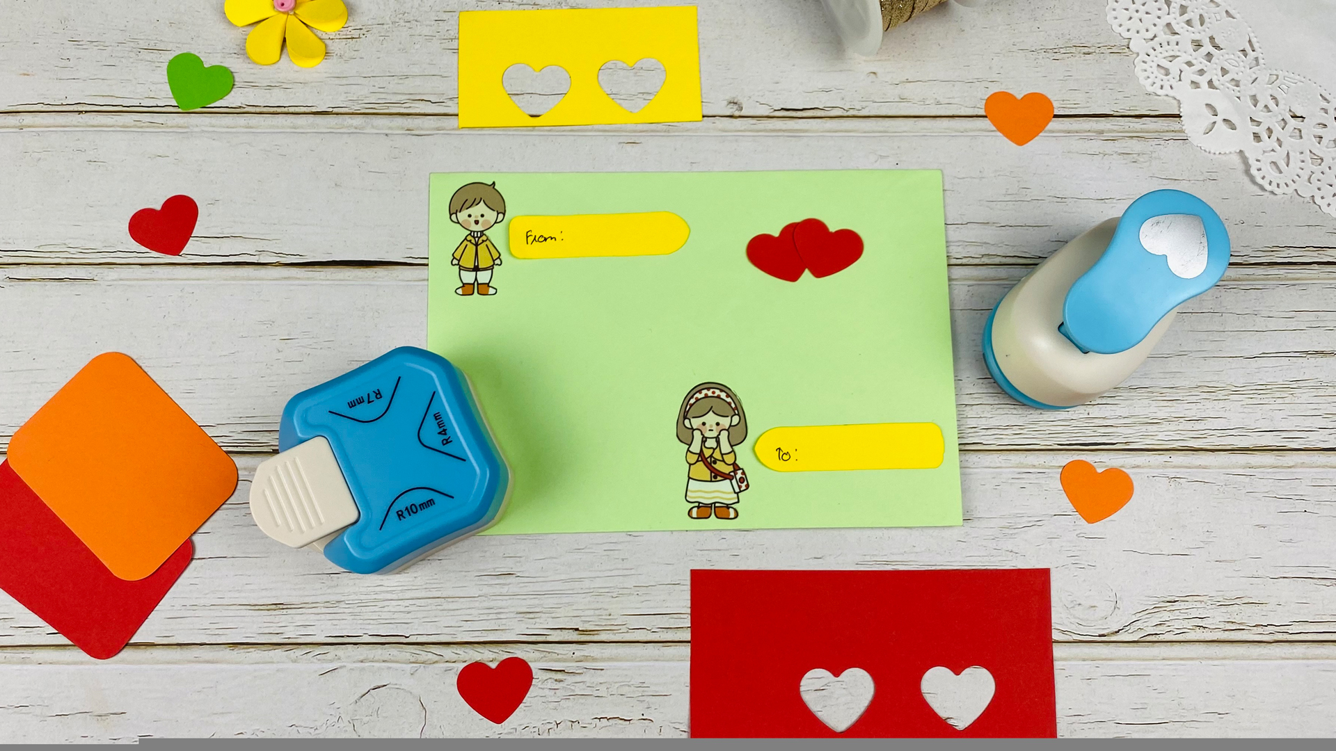 Watch corner punch, heart punch for Card Making, DIY Arts on Amazon Live