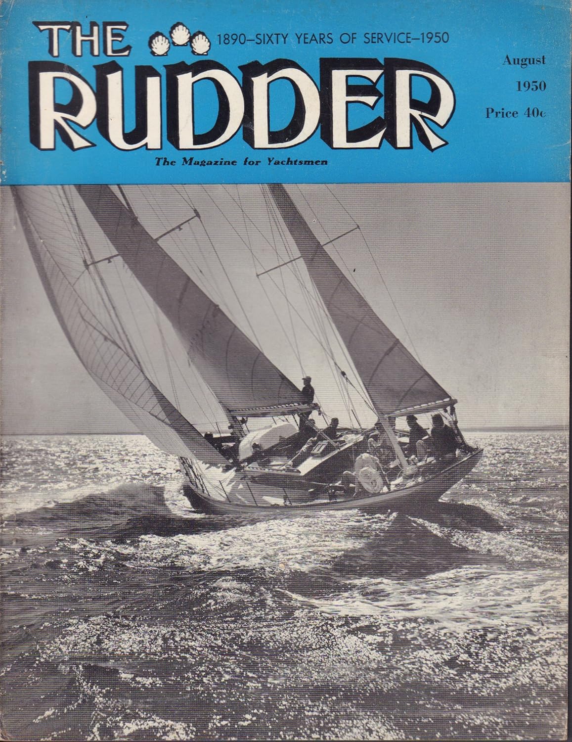 The Rudder August 1950 57' Yawl Argyll: The Rudder: Amazon.com: Books