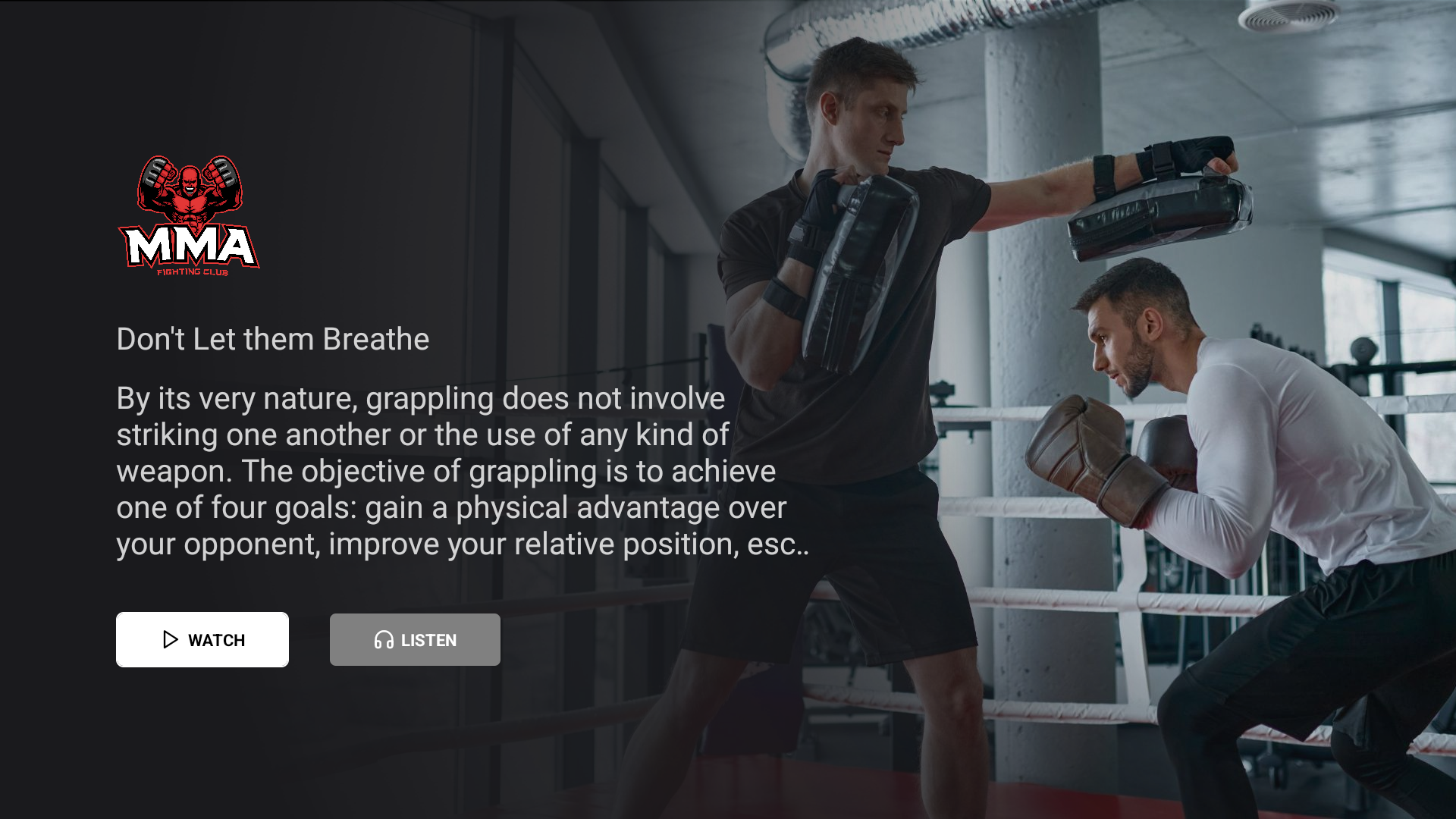 MMA Fight- Aplicación en Amazon Appstore