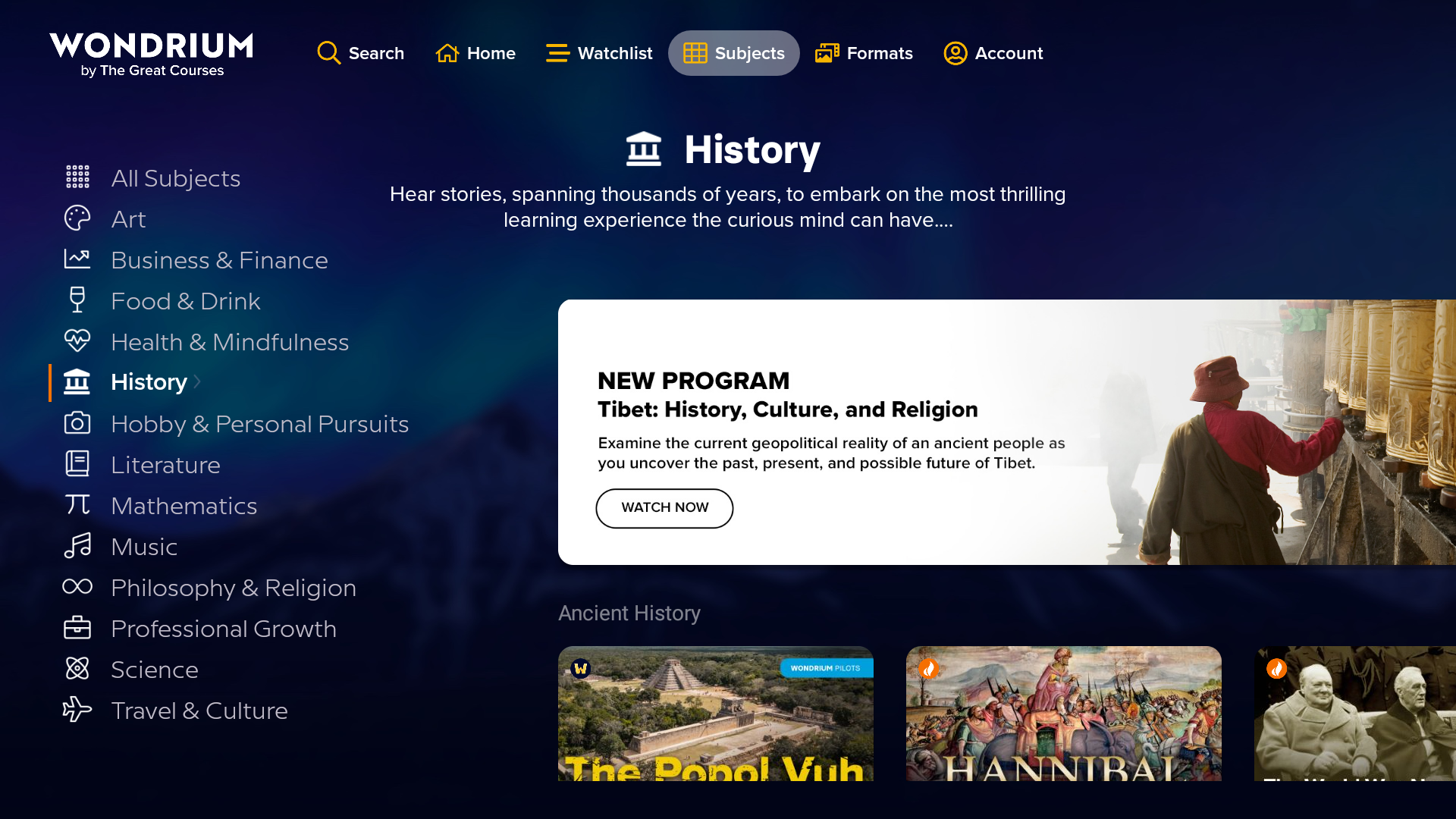 Wondrium:Amazon.com:Appstore for Android