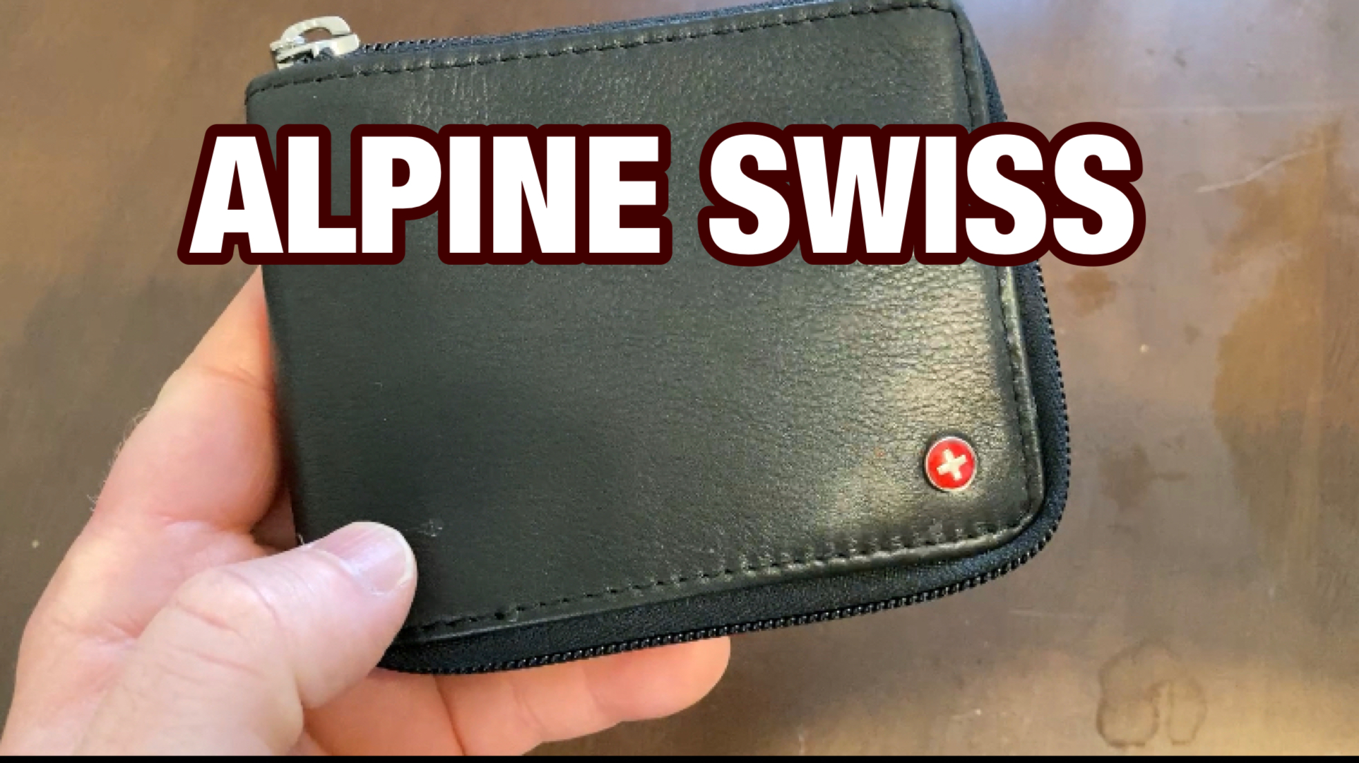 Watch Alpine Swiss Wallet Review on Amazon Live