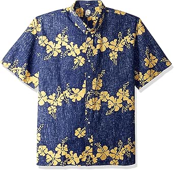 Amazon.com: Reyn Spooner Men's 50th State Flower Spooner Kloth Classic Fit Hawaiian Shirt ...