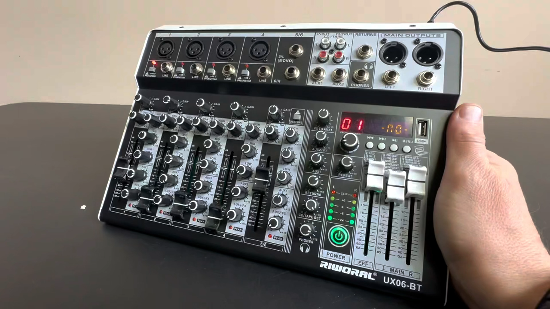 Watch Review of Riworal 6 Channel Mixer on Amazon Live