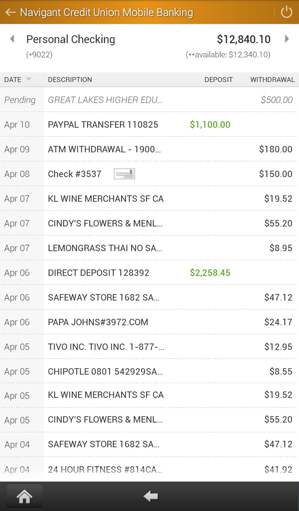 Navigant Credit Union Mobile Banking(Kindle Tablet Edition) - App on ...