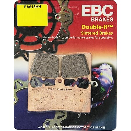 Amazon.com: EBC Brakes FA209/2V Semi Sintered Disc Brake Pad, Black ...