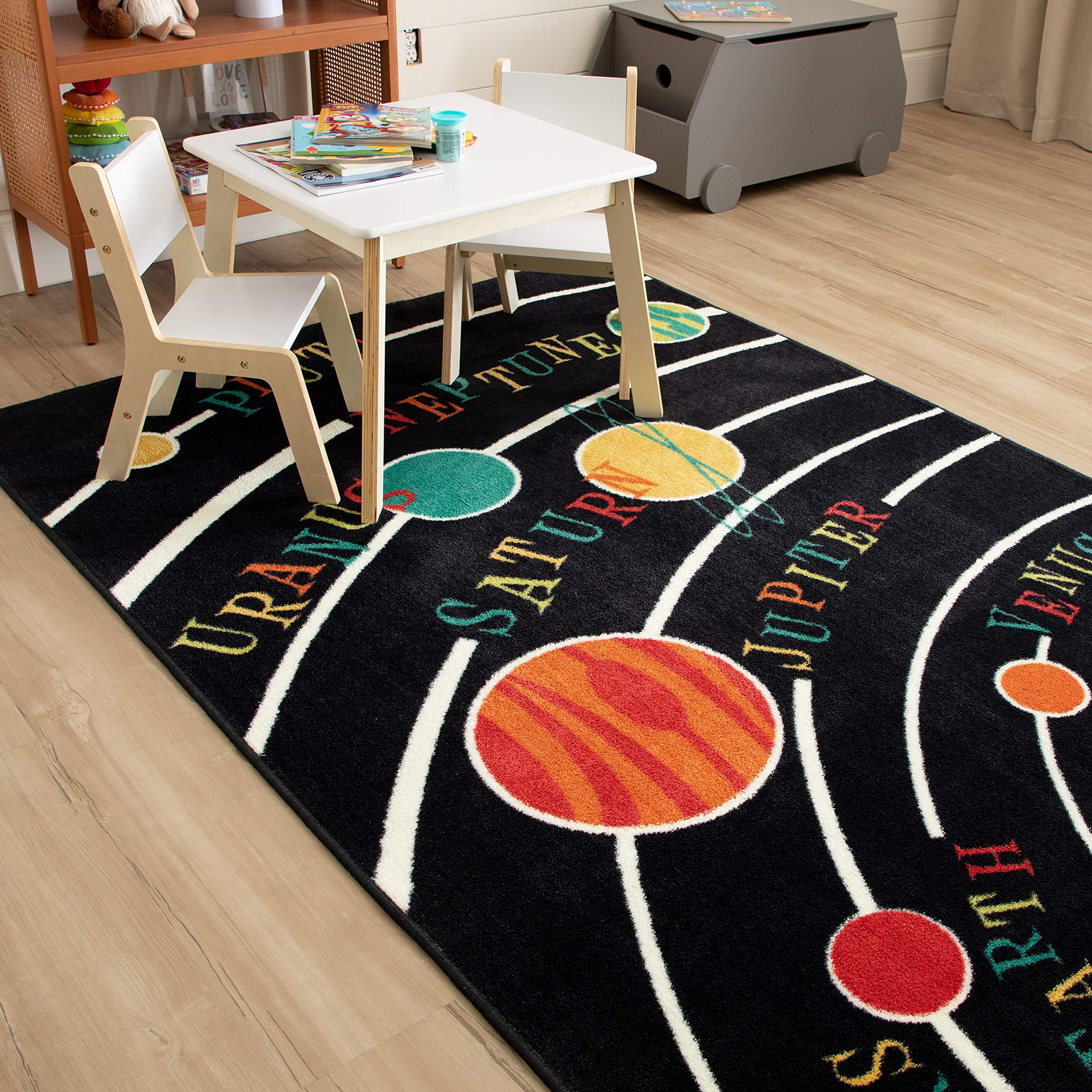 Amazon.com: GEEMBI Book Area Rug, Library Rugs for Classroom, Room Rug ...