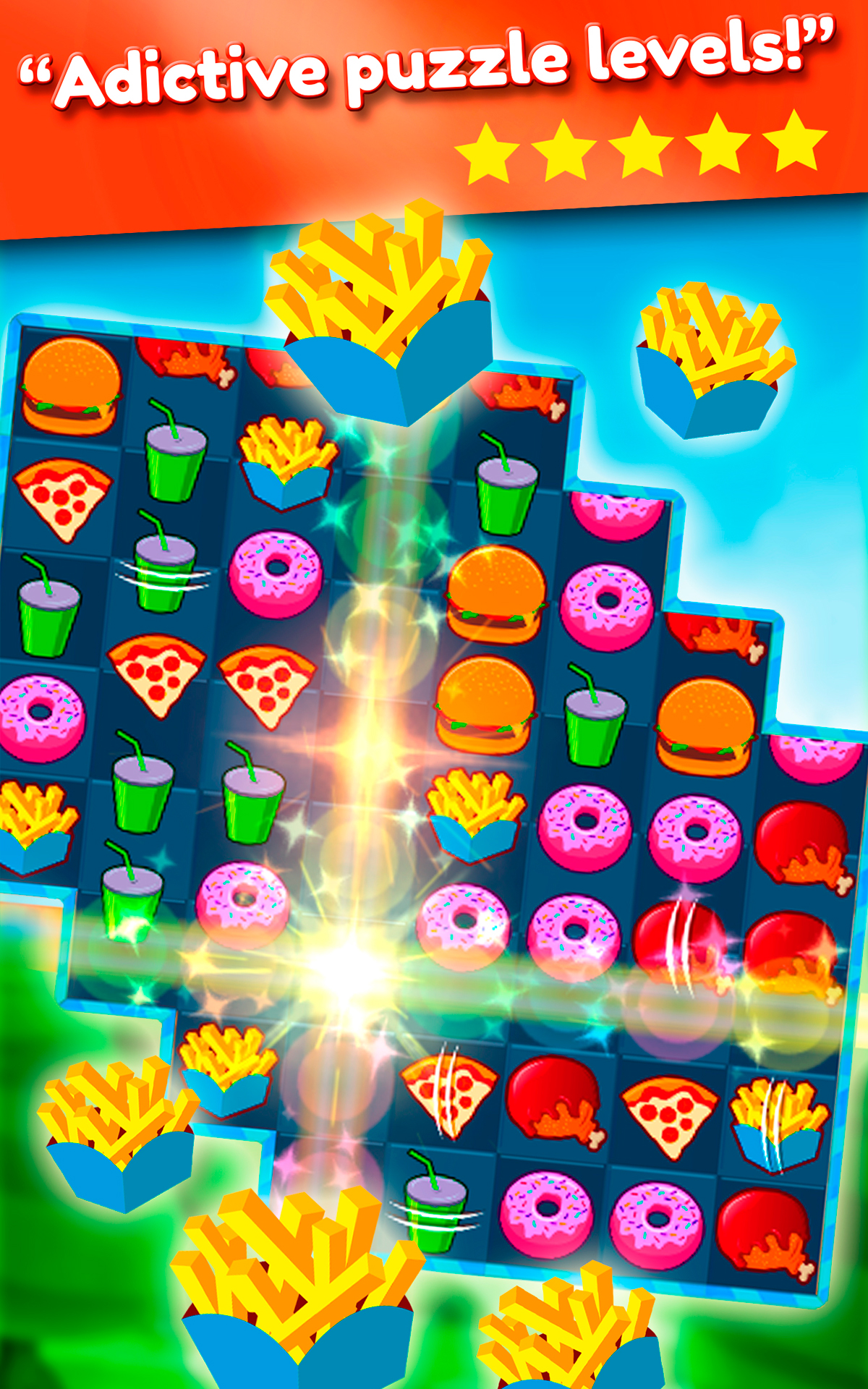 Super Burger Match3: Smash Yummy Grub - App on Amazon Appstore