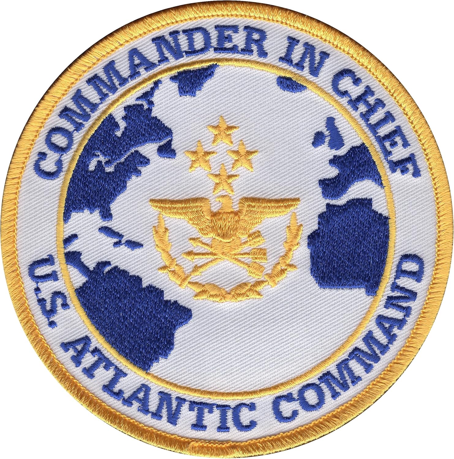 Amazon.com: Commander in Chief US Atlantic Command Patch : Clothing ...