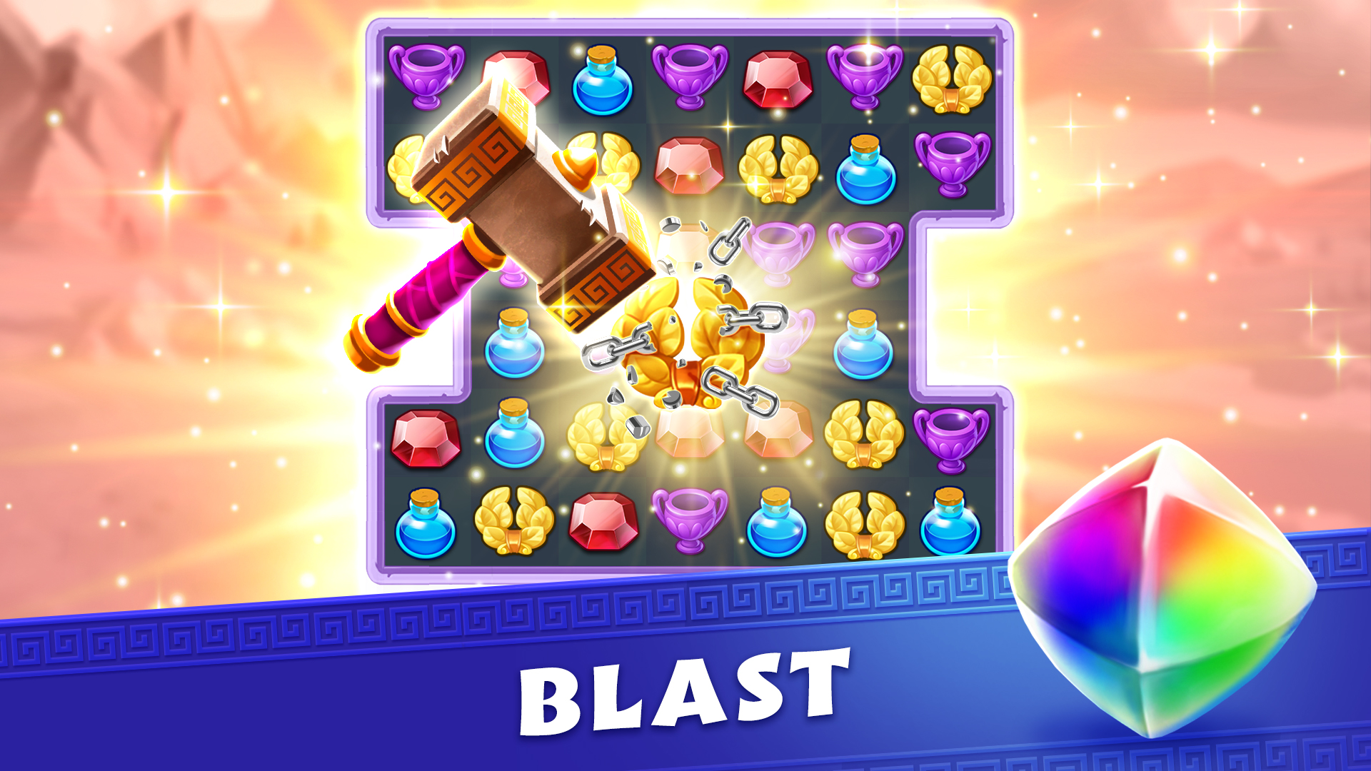 Jewels of Rome: Match Gems and Build the Royal Empire. Become a Real ...