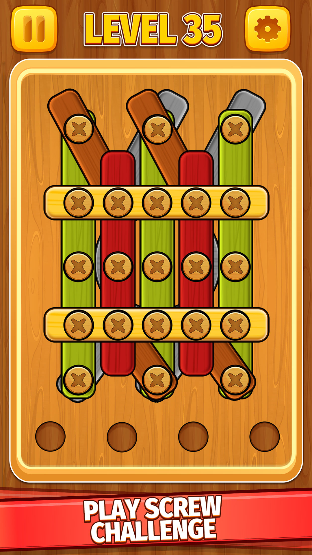 Wood Nuts & Bolts, Unscrew Bolt - Screw Pin Puzzle Game - App on Amazon ...
