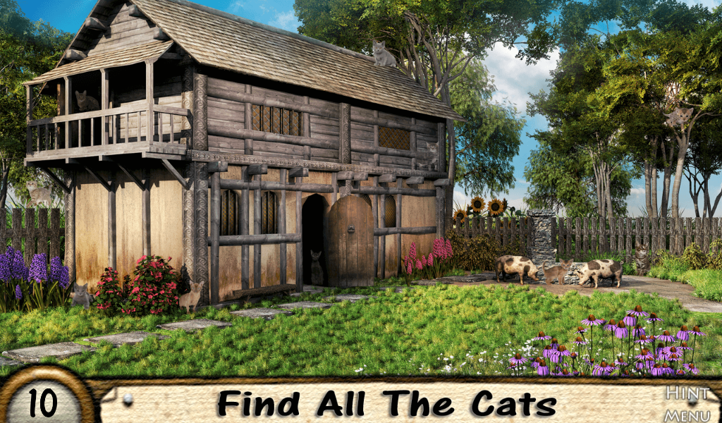 Find The Cat Hidden Object Game - Fun & Relaxing Puzzle for Kids & Cat ...