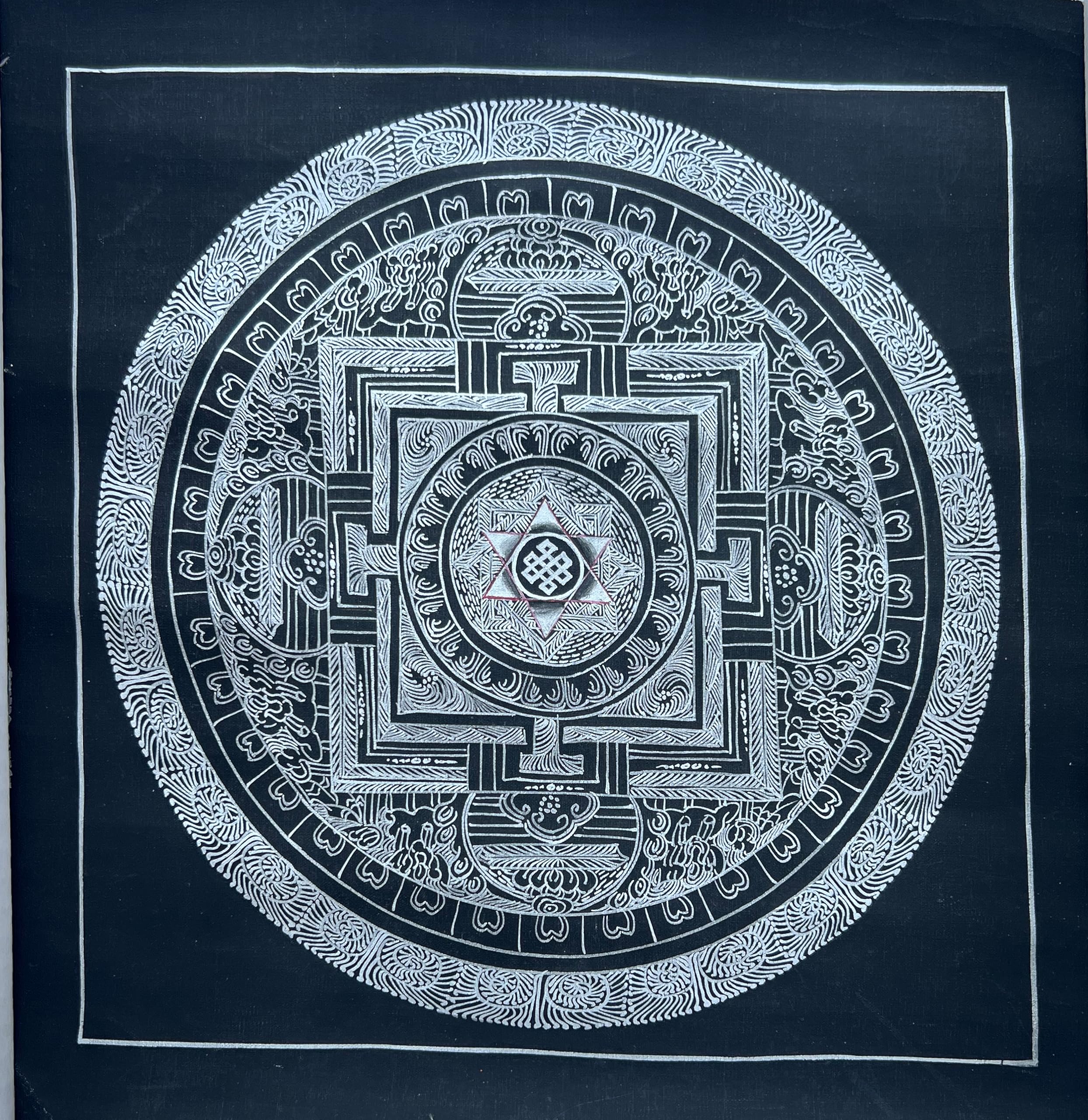 The Wheel Of Life Samsara Thangka Mandala Samsara Wheel Life Hi Res
