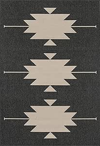 Amazon.com: Momeni Baja Minimalist Aztec Area Rug, 7'10" X 10'10 ...