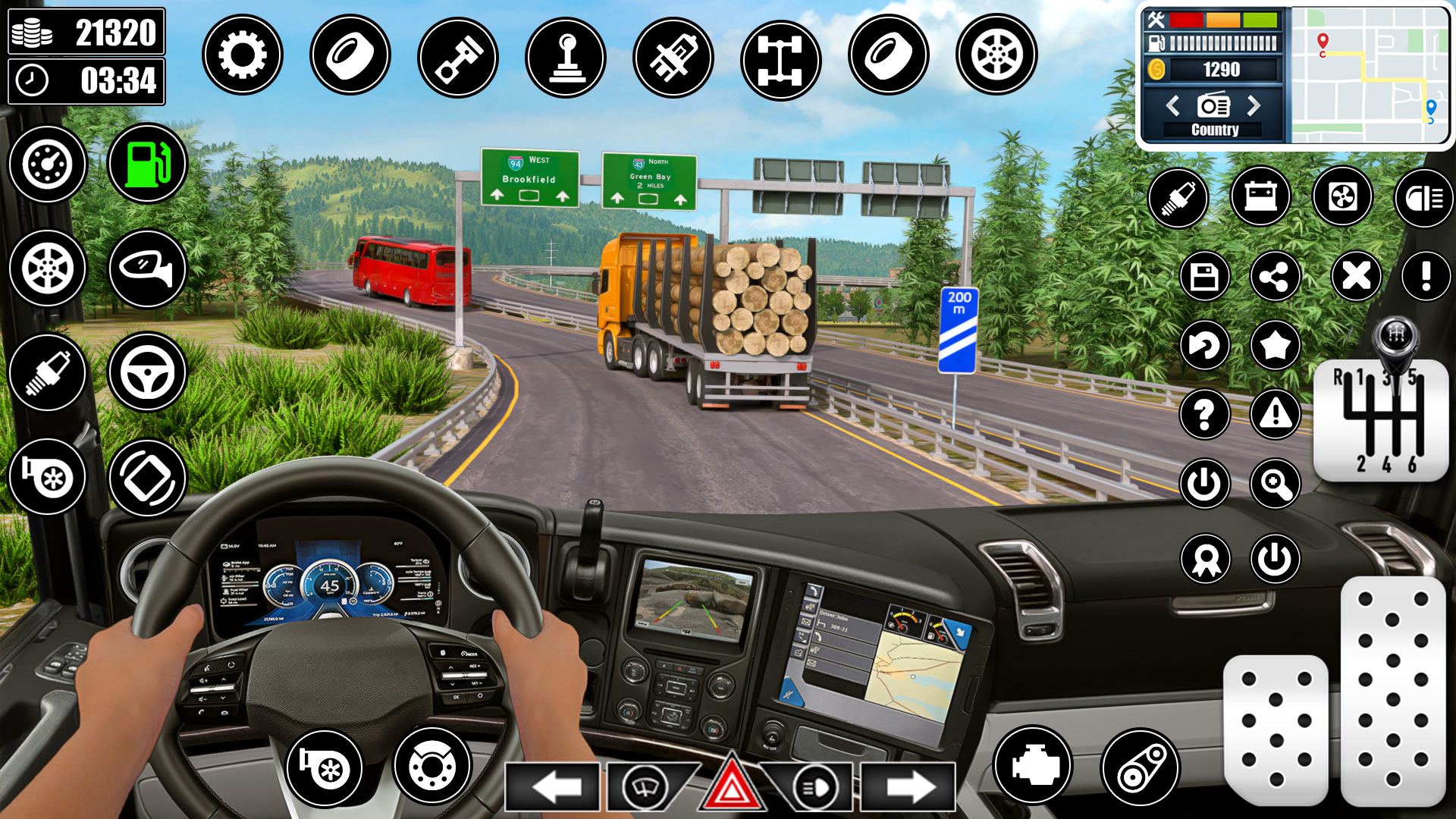 Cargo Transporter Game 2024: Log Transporter Offroad Truck Driving ...