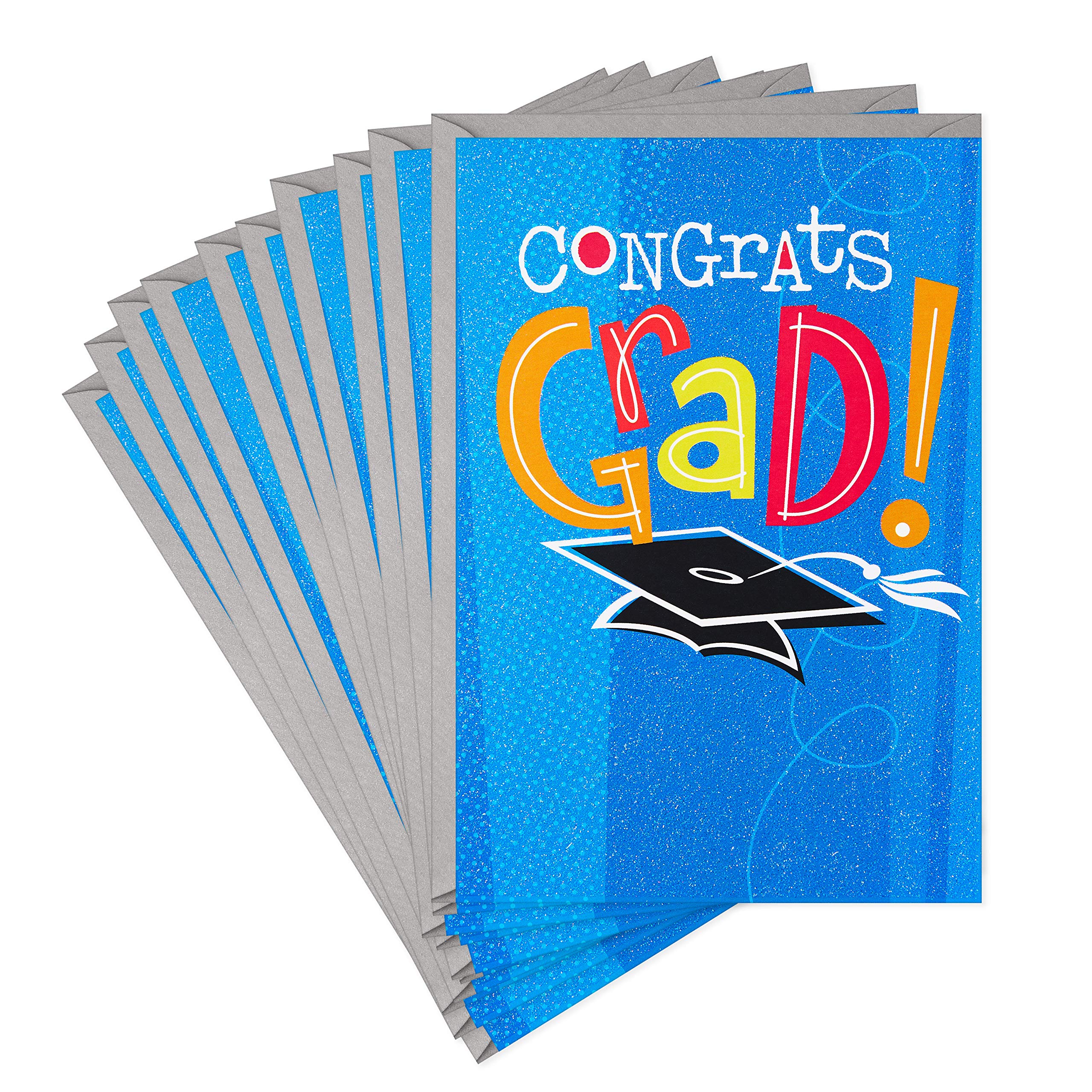 Snapklik.com : Hallmark Pack Of Graduation Cards, Congrats (10 Cards