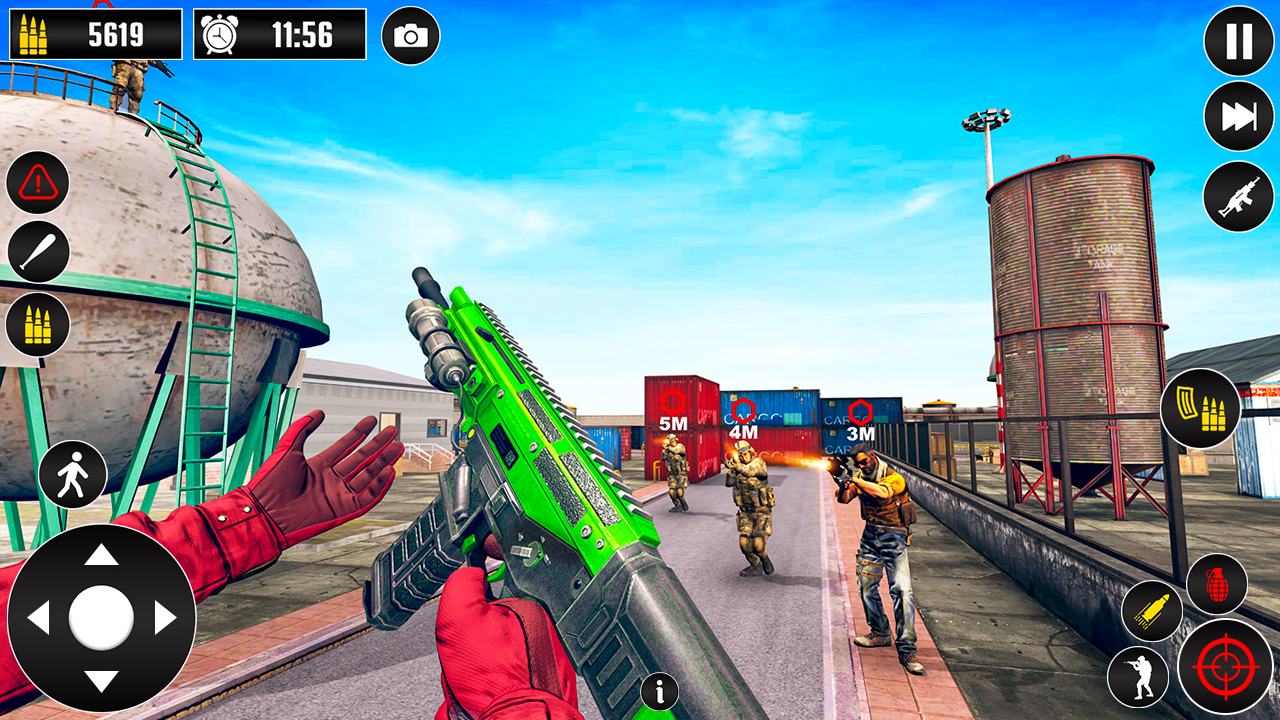 Real Open World Call of Fps Gun Shooting Game: Open World Army Survival & Us Online Commando Ops ...