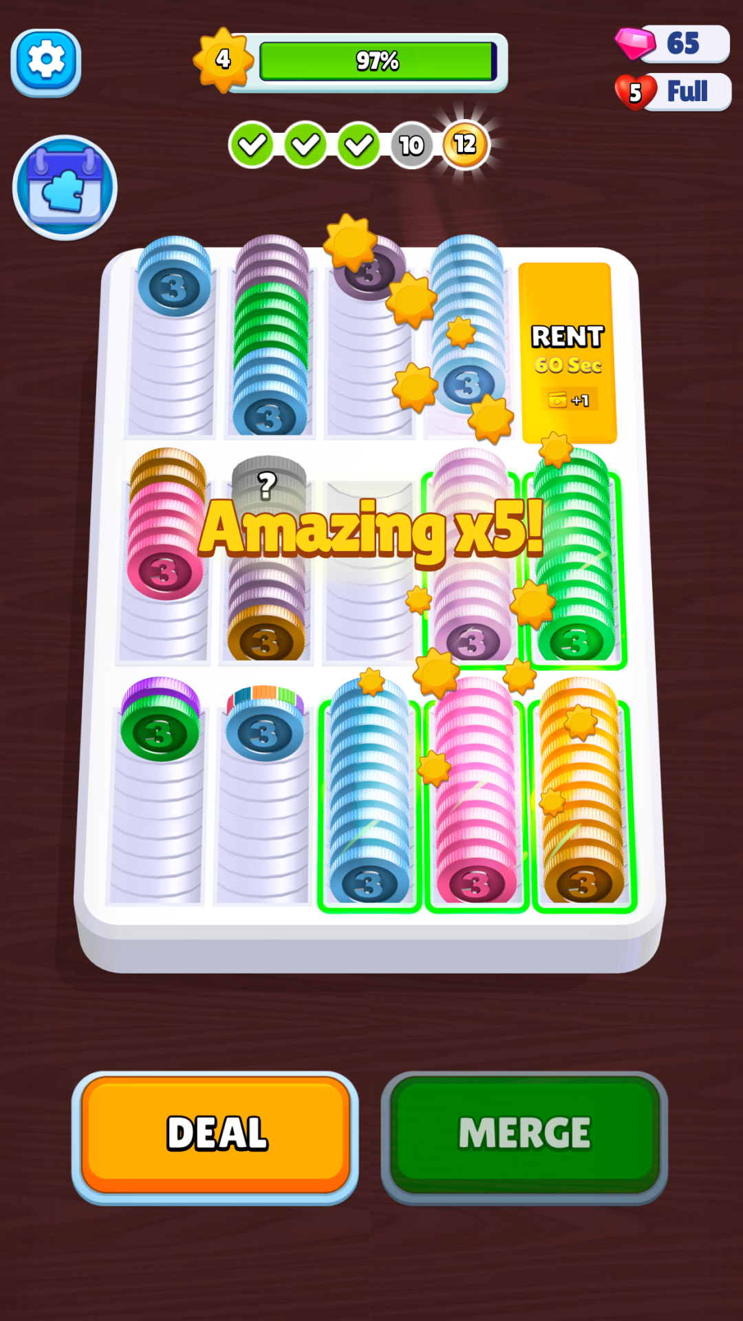 Pocket Sort: Coin Merge Puzzle - App on Amazon Appstore