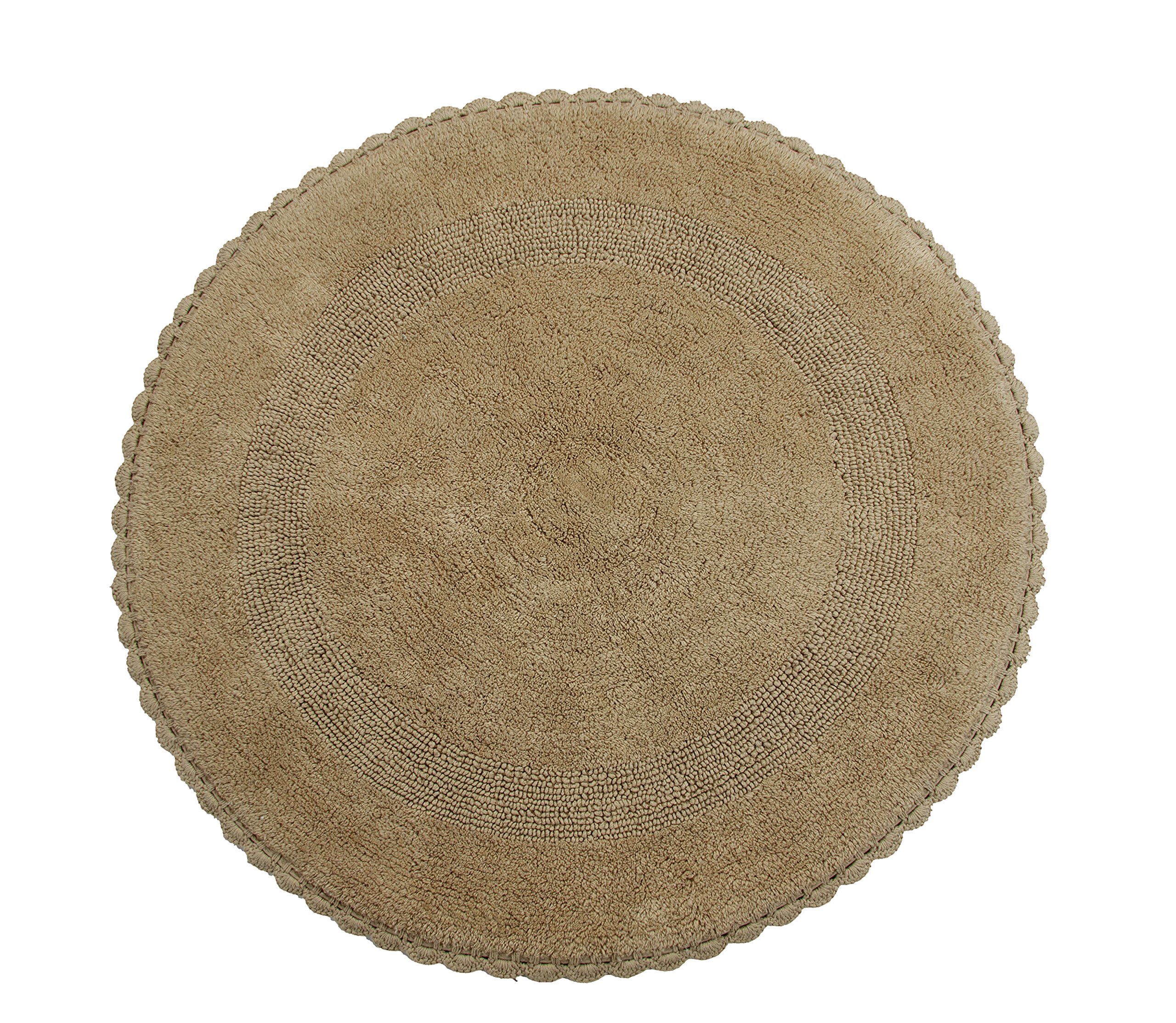 Amazon.com: Saffron Fabs Bath Rug 100% Soft Cotton 36 Inch Round ...