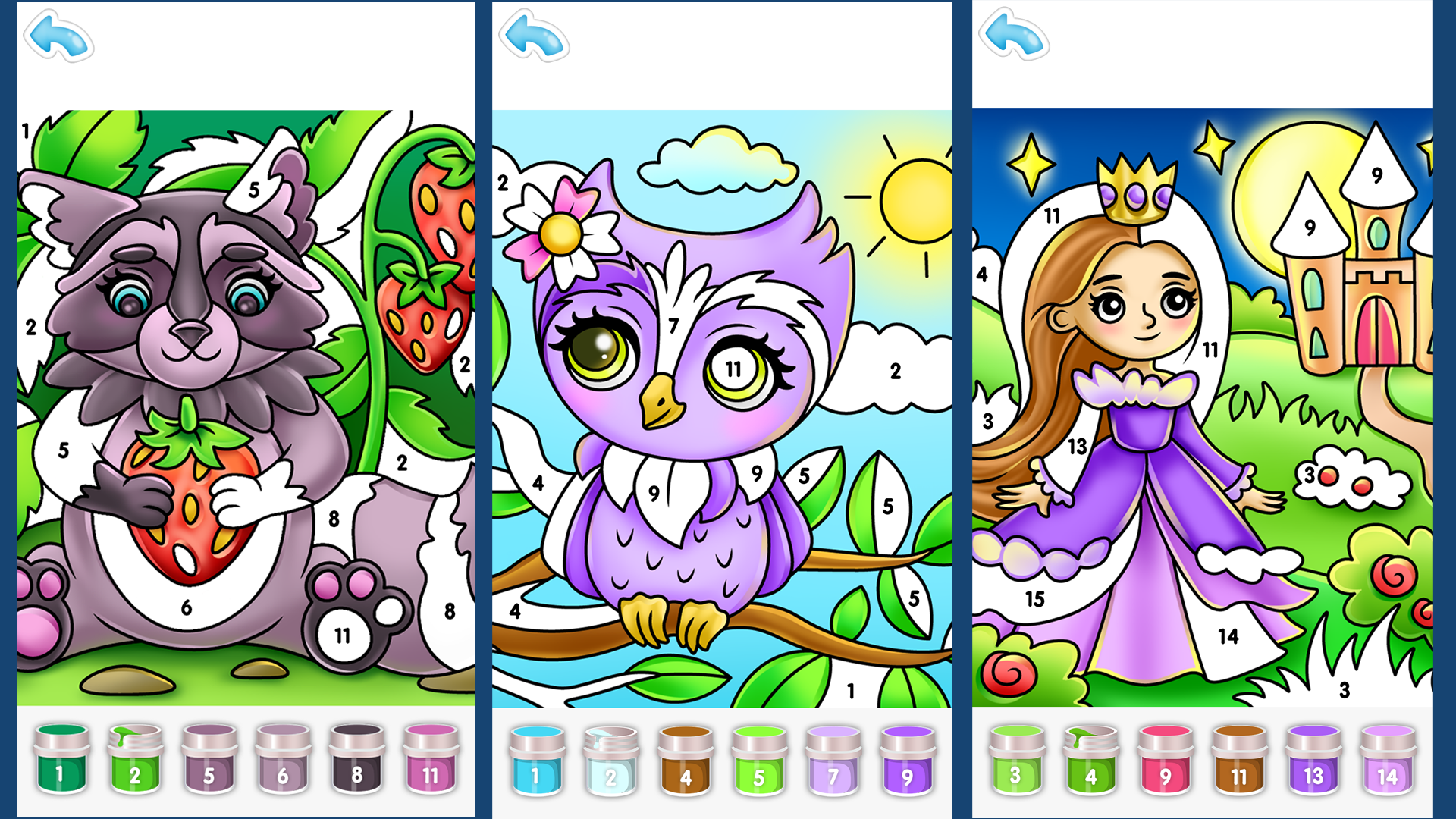 Color by Number For Kids - App on Amazon Appstore