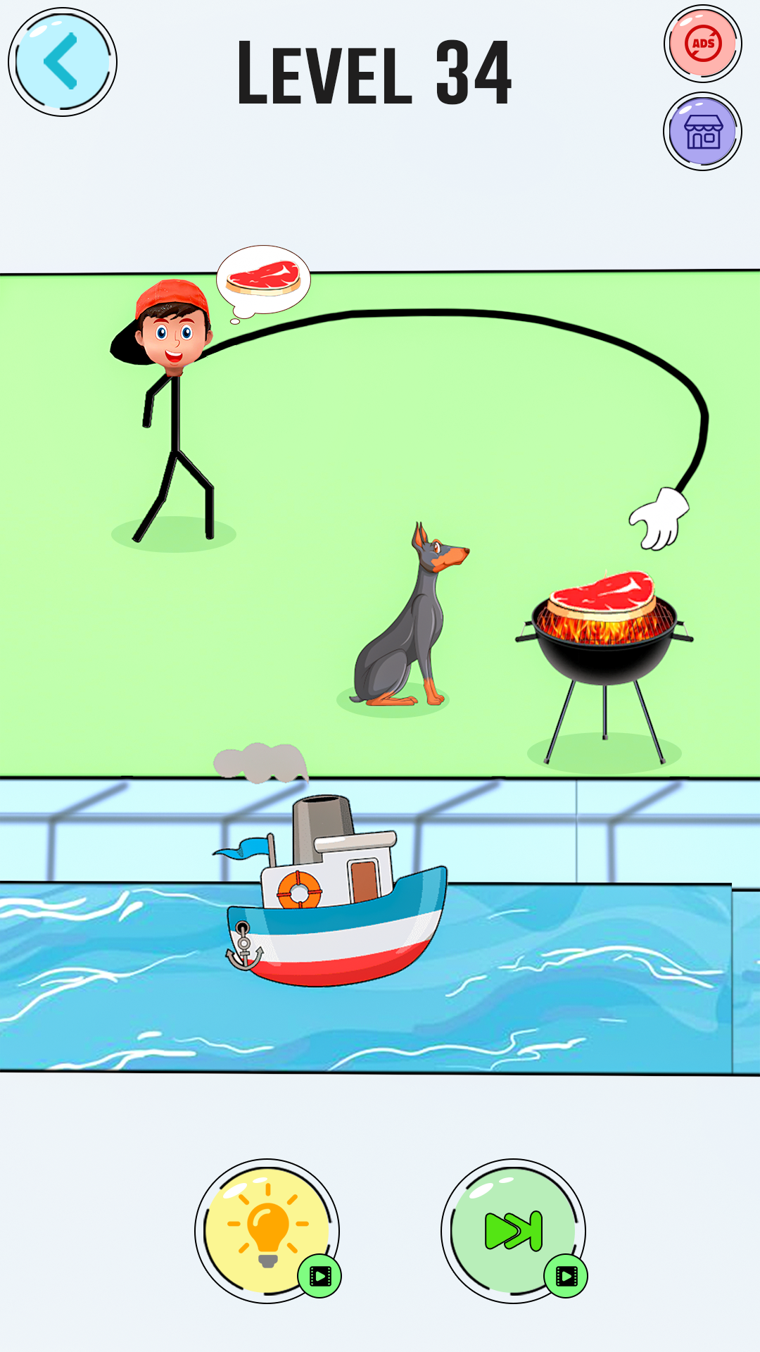 Thief Puzzle: Stickman Game. Solve tricky challenges as a Stickman ...