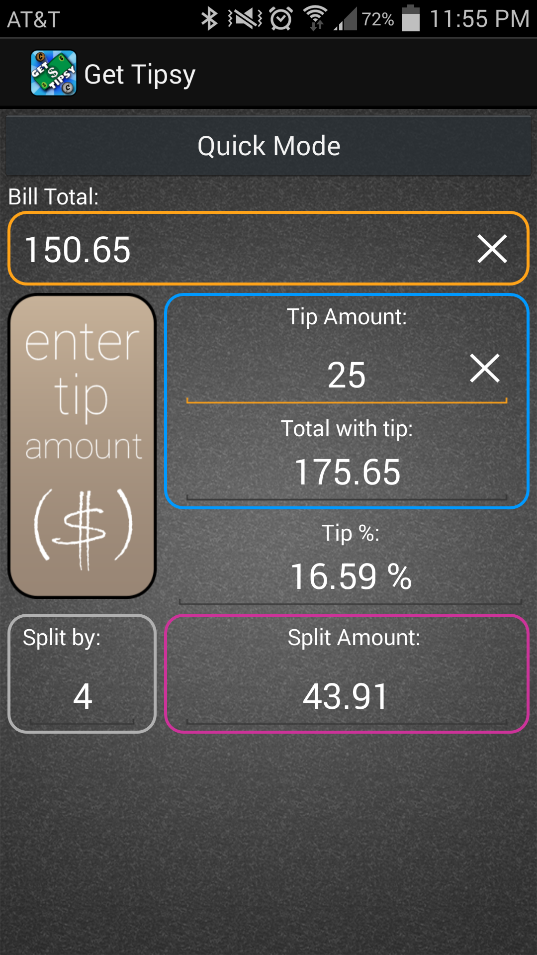 Get Tipsy Tip Calculator - App on Amazon Appstore
