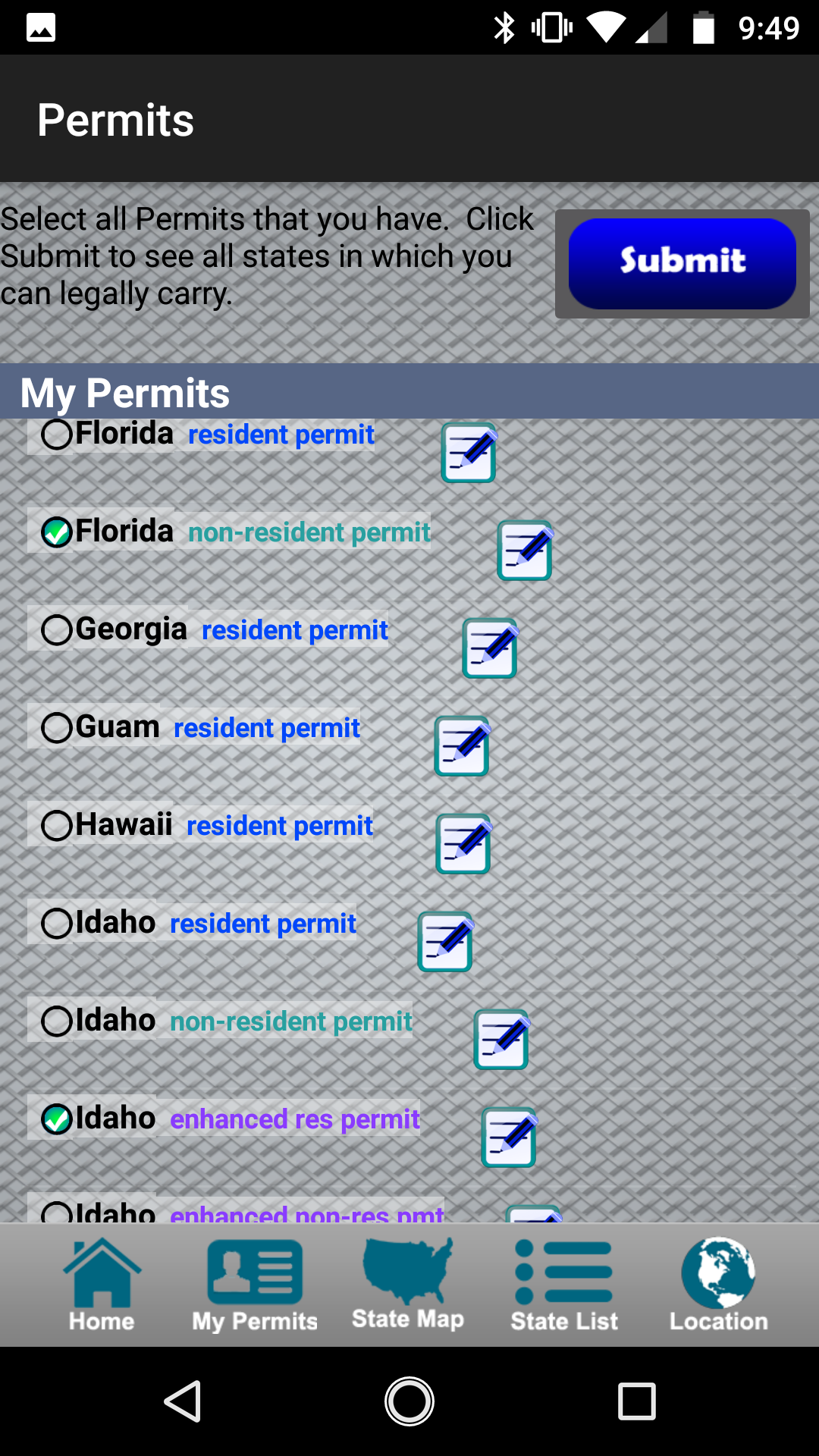 CCW – Concealed Carry 50 State Guide - App on Amazon Appstore