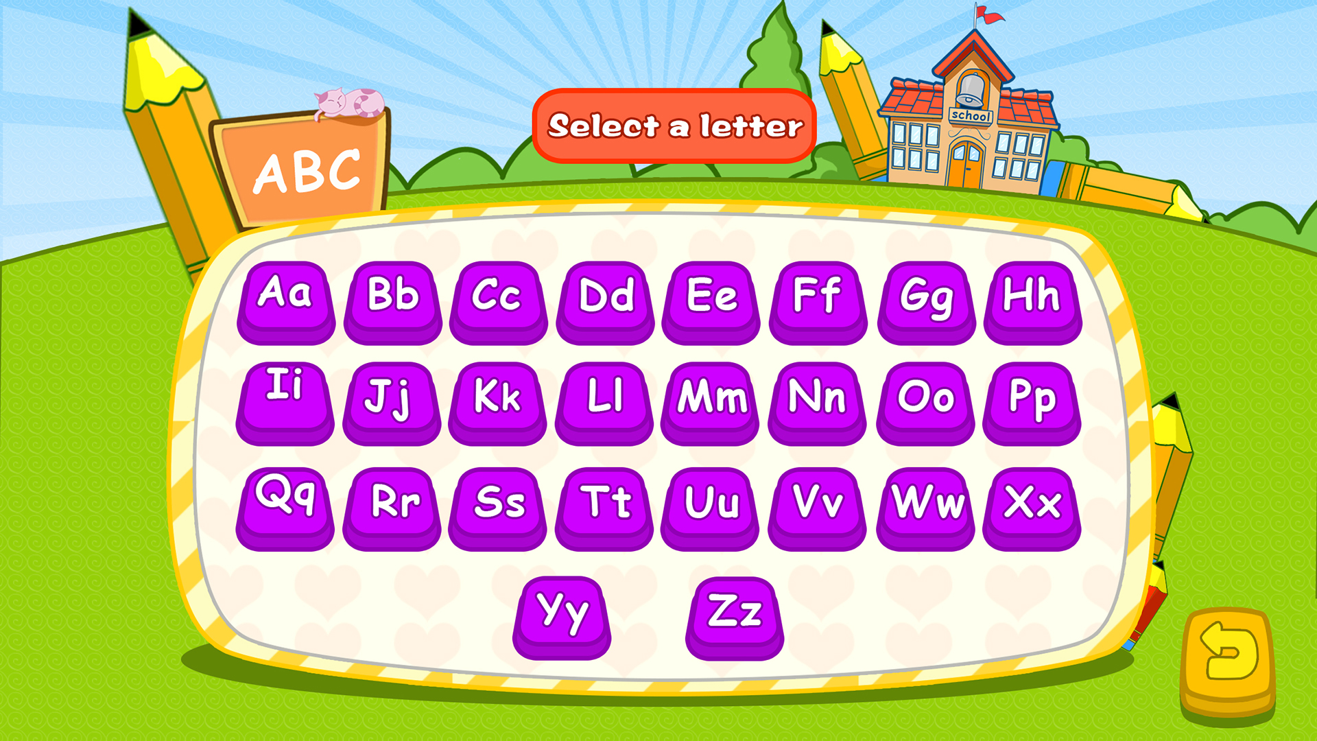 Preschool alphabet English writing - pre-kindergarten schooling - App ...