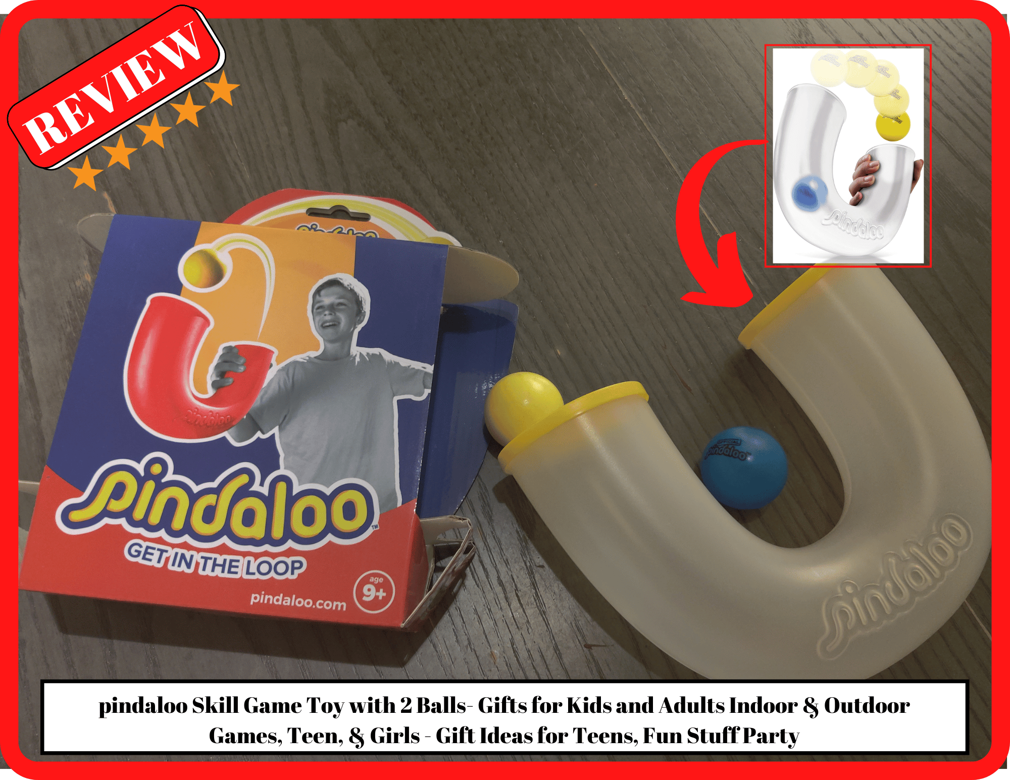 Watch pindaloo Skill Game Toy with 2 Balls SPONSORED on Amazon Live