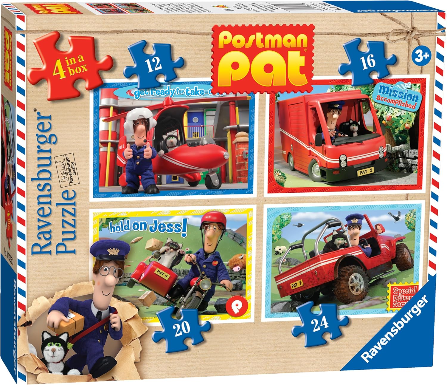 Ravensburger Postman Pat (Box of 4) : Amazon.co.uk: Toys & Games