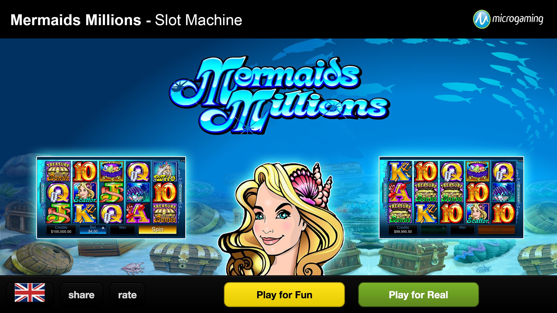 Slots - Mermaids Millions - The best free Casino Slots and Slot ...