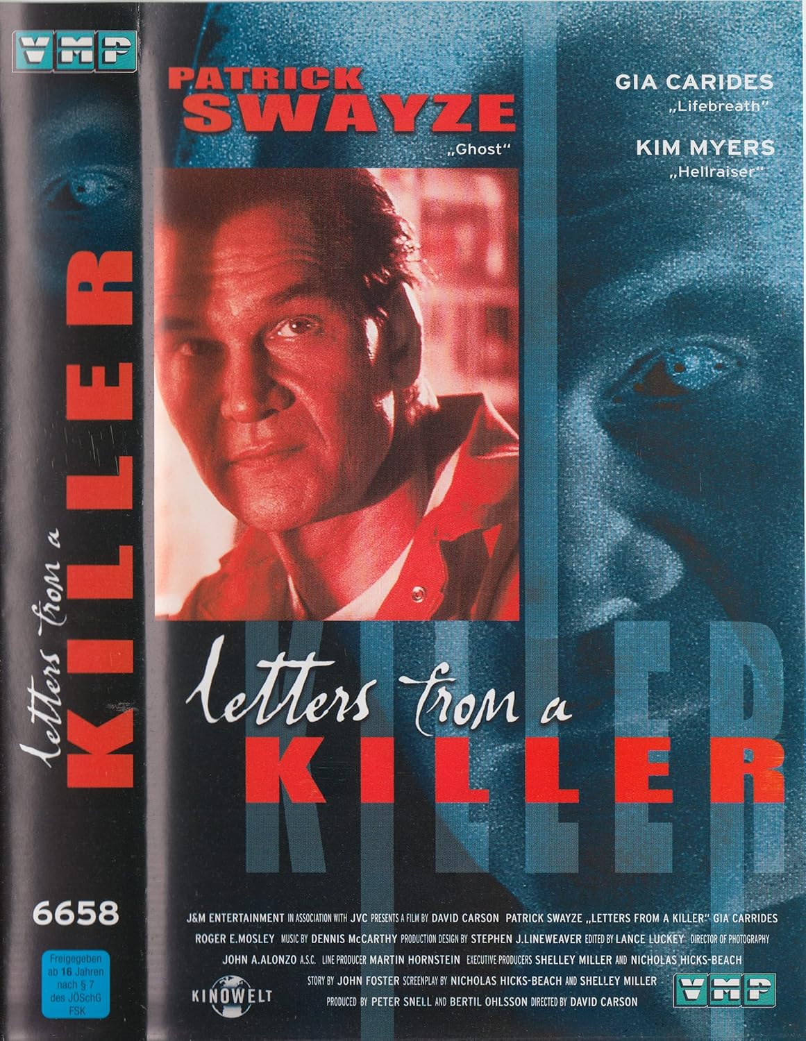 Letters from a Killer [VHS] : Patrick Swayze, Gia Carides, Kim Myers ...