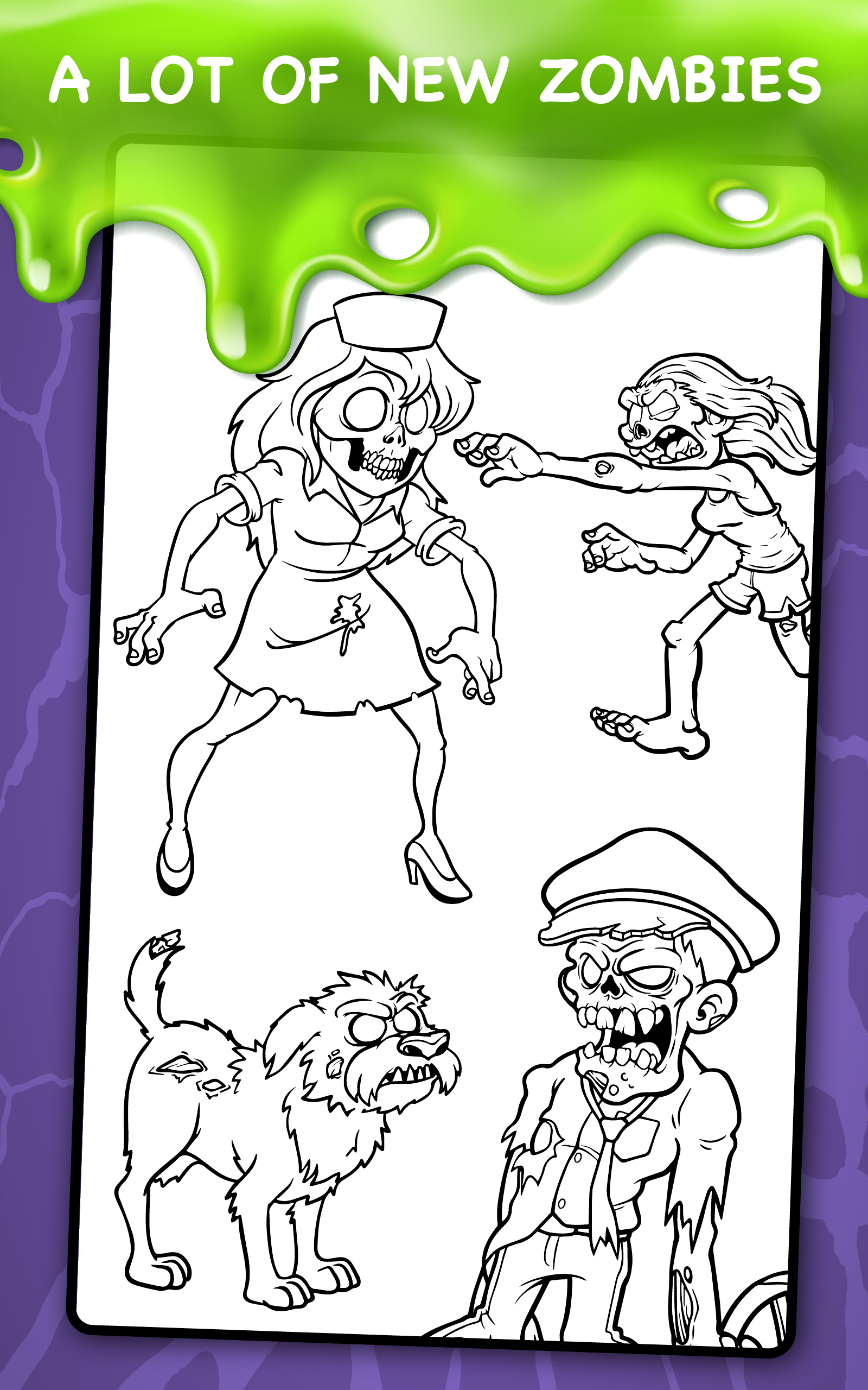 Zombie Coloring Book for Kids - App on Amazon Appstore