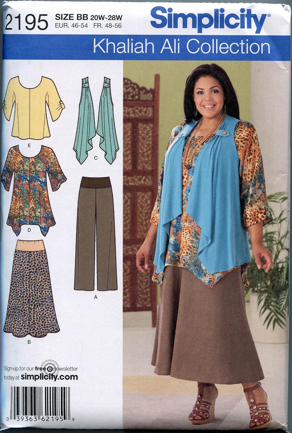 Amazon.com: Simplicity Khaliah Ali Collection Pattern 2195 Women's ...