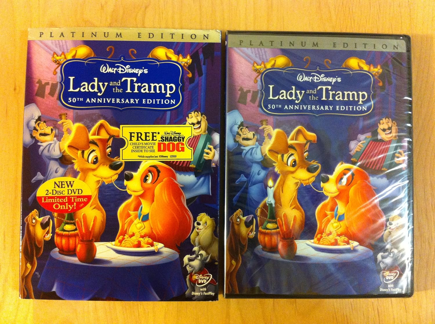Amazon.com: Lady and the Tramp (Two-Disc 50th Anniversary Platinum ...