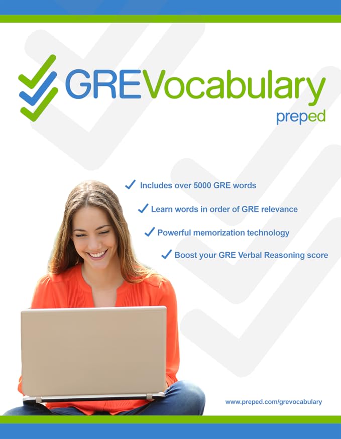 Amazon.com: PrepEd GRE Vocabulary – Build Your Vocab For the GRE Exam ...