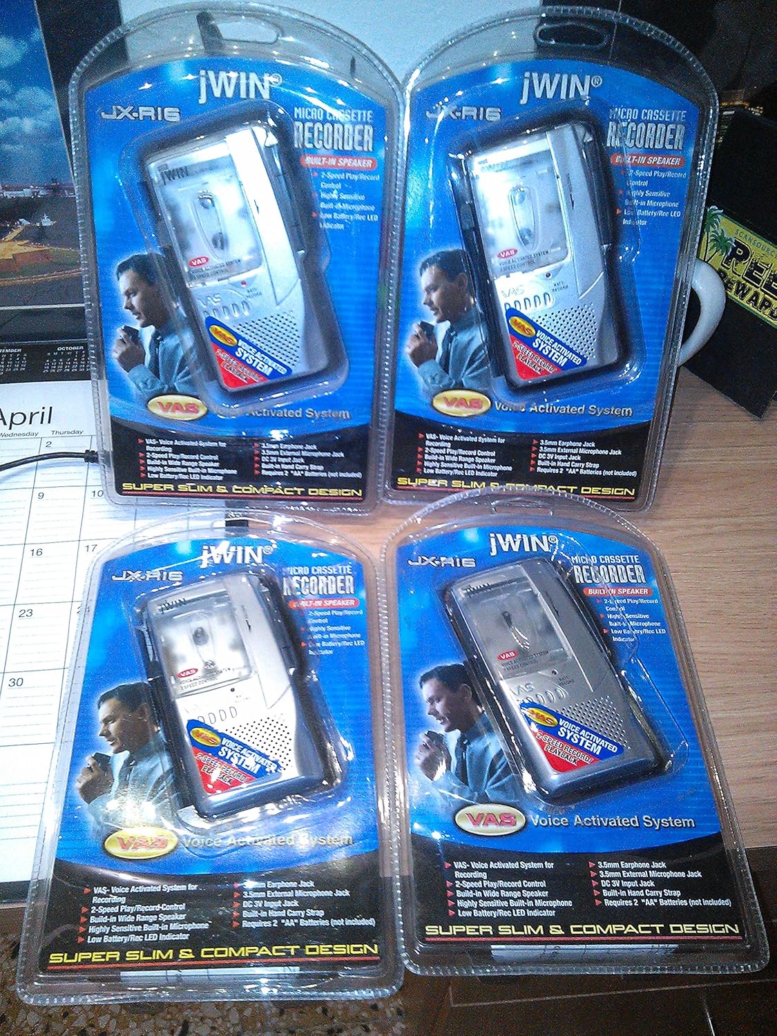 Amazon.com: JWIN JXR16 Voice-Activated Micro Cassette Recorder ...