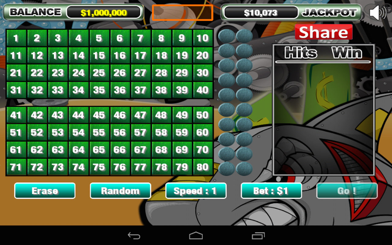 Keno Classic Free Game Metal Shark - App on Amazon Appstore