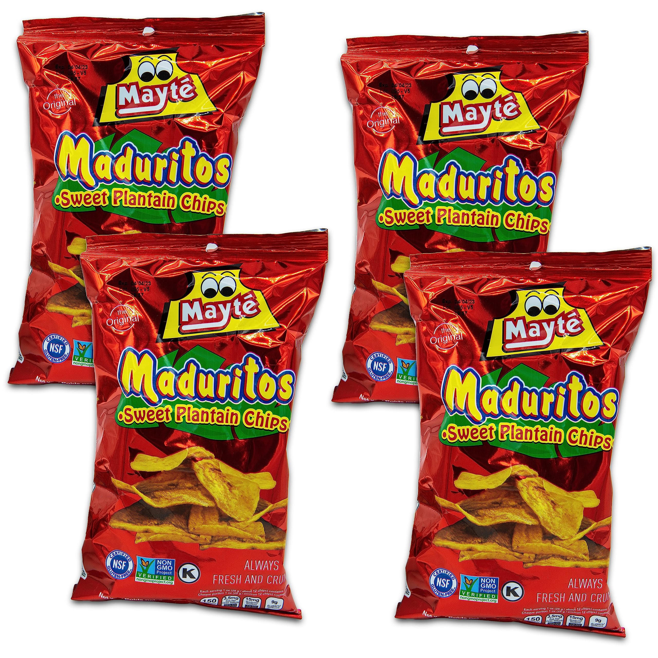 Amazon.com: VALUE 4-Pack - Maduritos Bundle - INCLUDES 4 Bags Sweet Plantain Chips / Maduritos ...