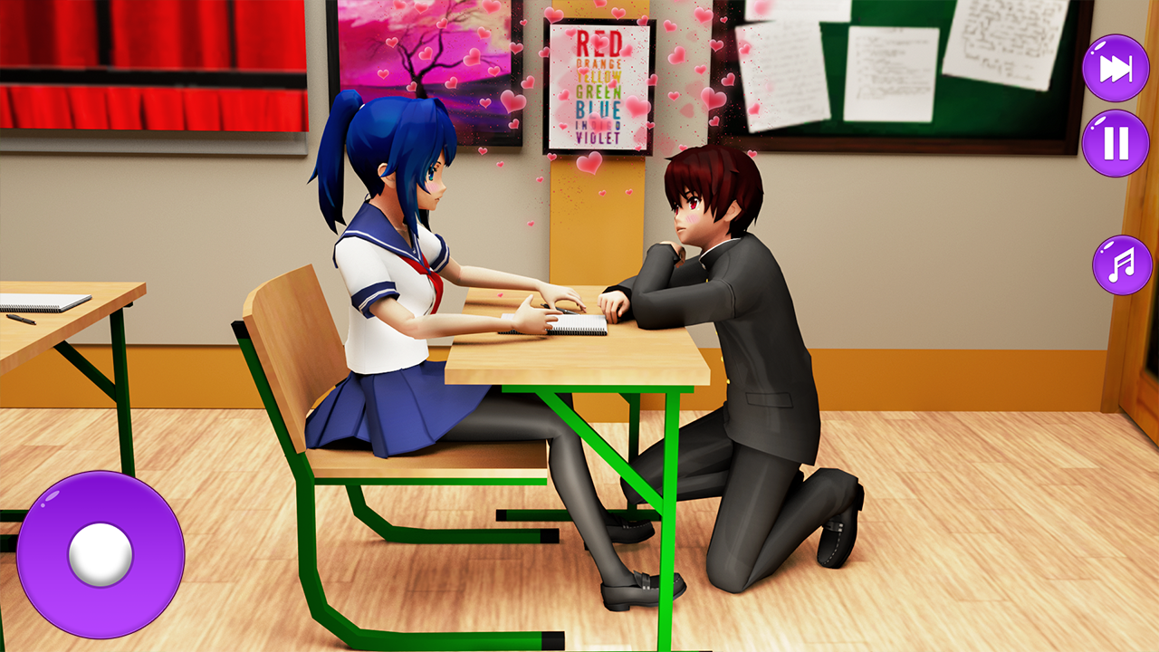 High School Girl Love Story 3D Simulator: Crush Game - App on Amazon ...