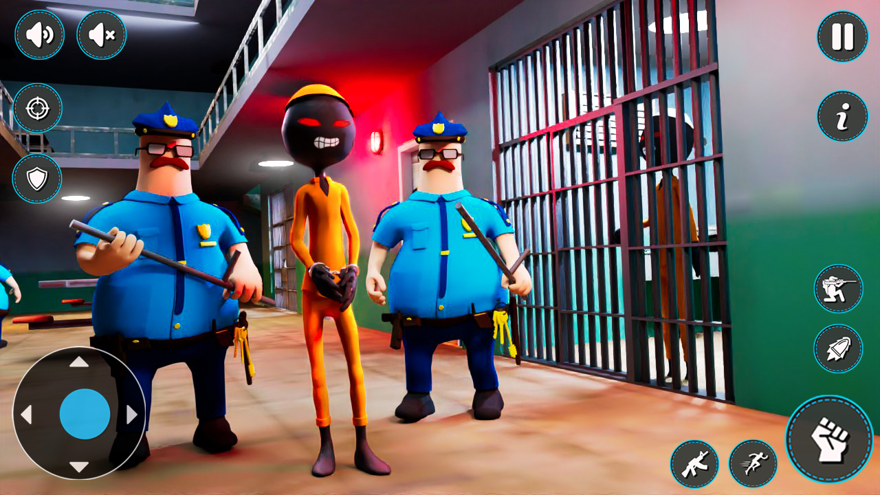 Stickman Prison Escape Jailbreak Police Officer Survival Game - App on ...