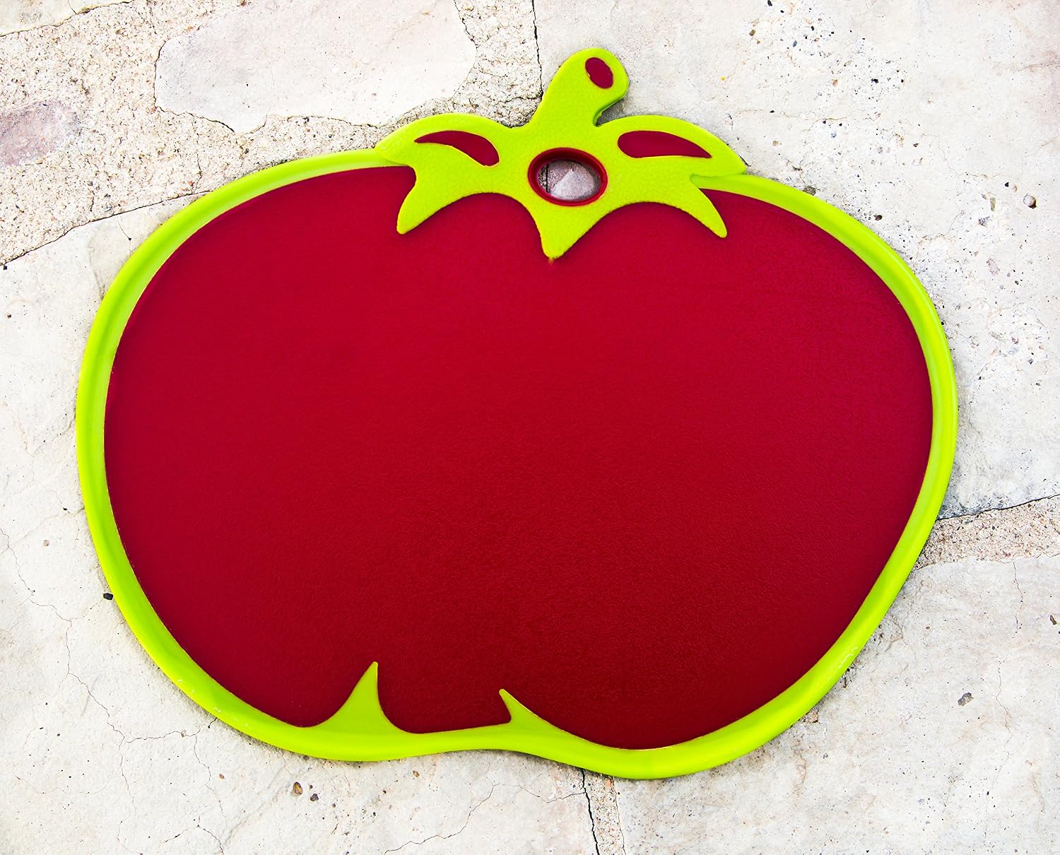 Amazon.com: Red Cutting Board & Server with Non-Slip Silicone Edges ...
