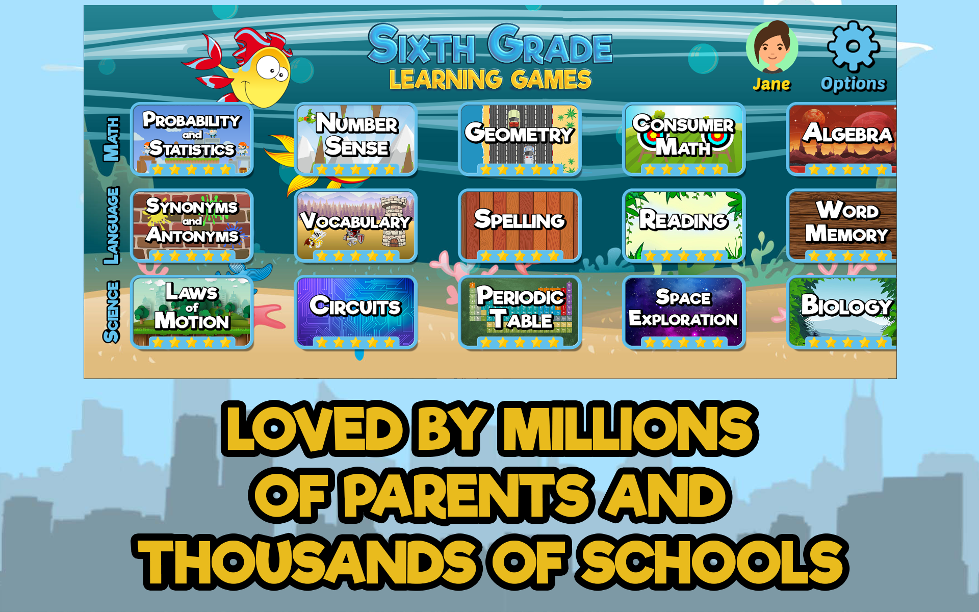 Sixth Grade Learning Games SE - App on Amazon Appstore